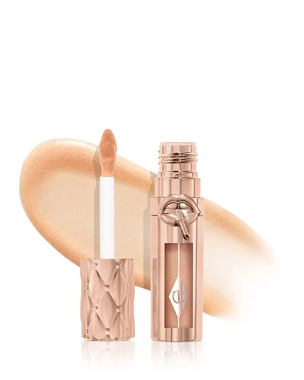 Charlotte Tilbury Big Lip Plumpgasm Plumping Lip Gloss 0.18 Oz - Nudegasm Diamonds - Sheer/champagne-nud